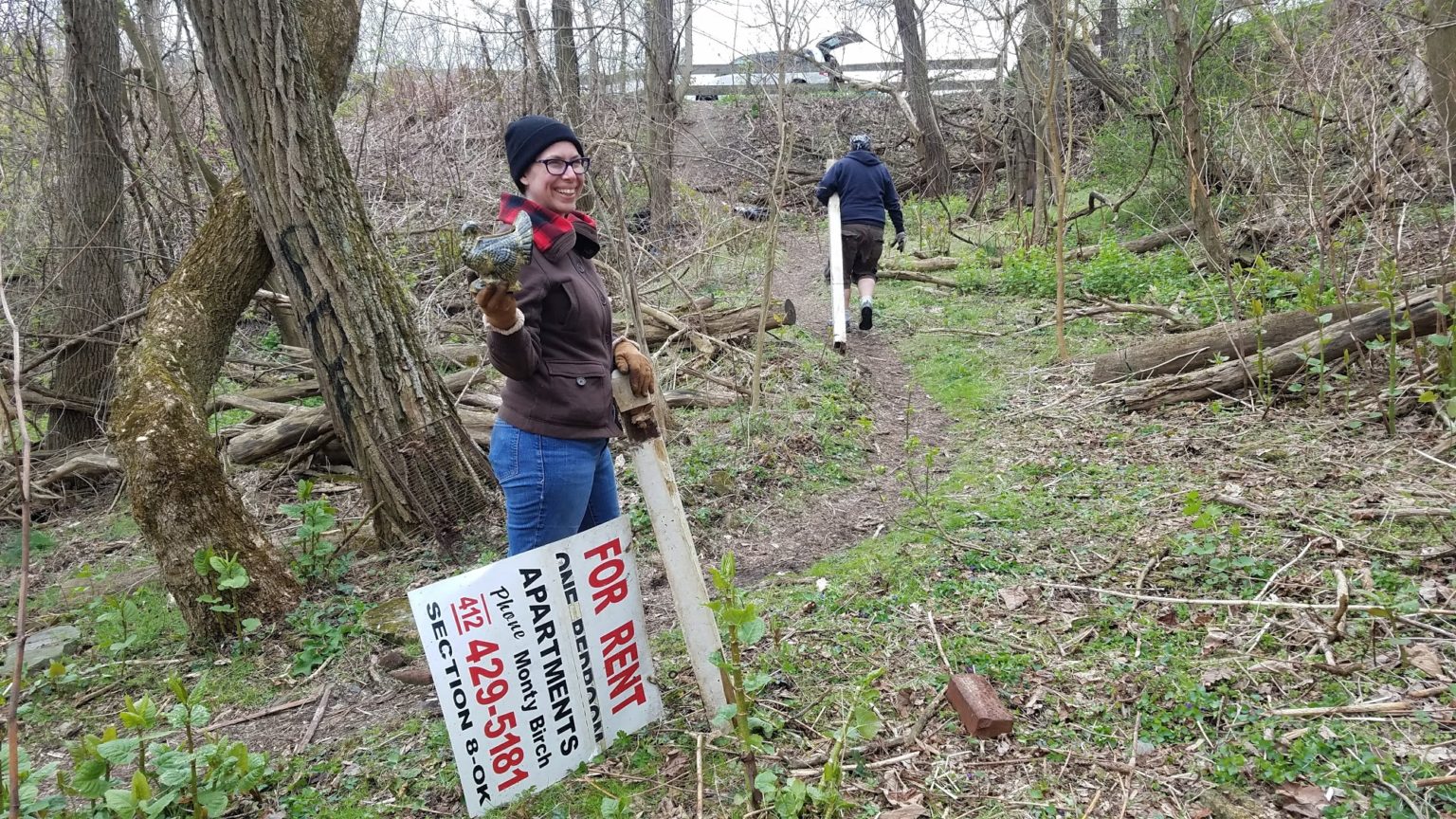 Nature Trail Clean-up in Seldom Seen | Pretty Up Beechview